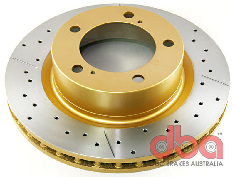 DBA 07+ Toyota Landcruiser 200 Series Front Drilled & Slotted Street ...